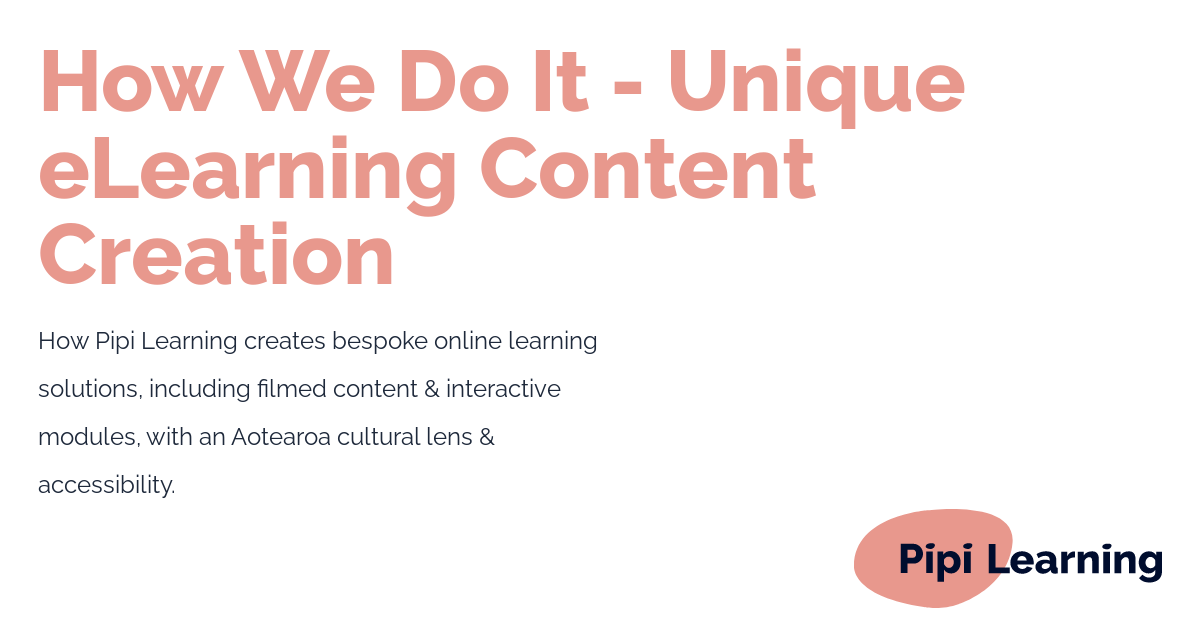 Our eLearning Design & Development Process | Pipi Learning