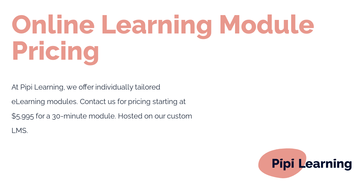 How much does bespoke eLearning content cost? | Pipi Learning